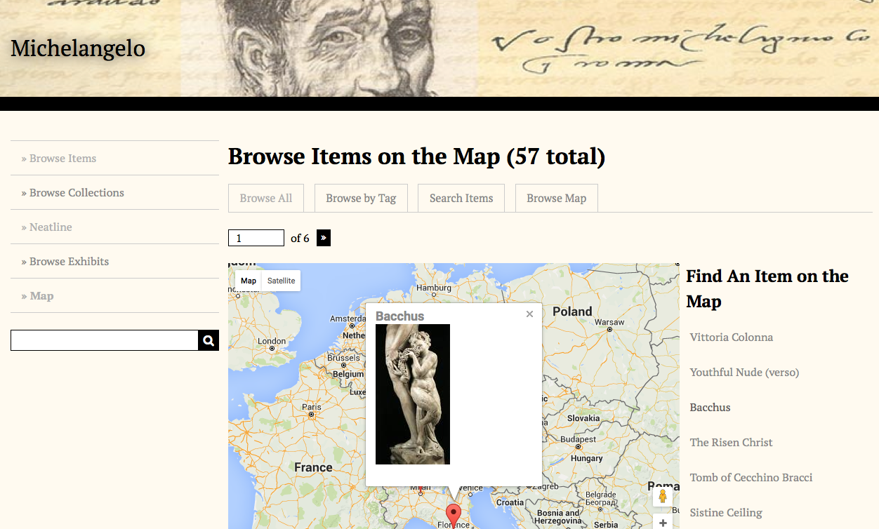 Michelangelo – Fordham Digital Collaborative